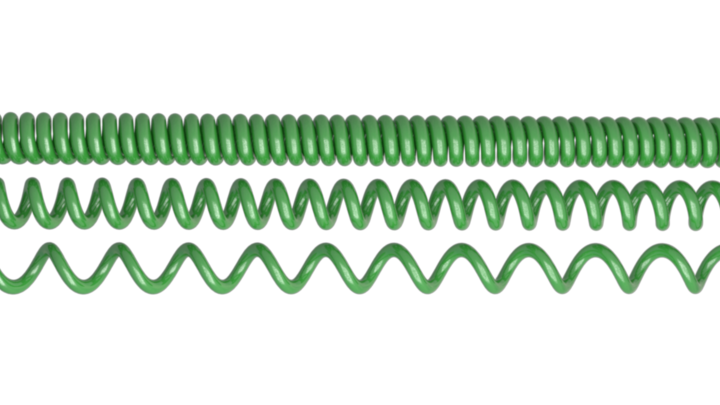 Retractable Coiled Cable
